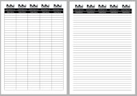 Printable Log Sheets - PinPoint Magazine