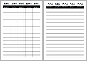 Printable Log Sheets - PinPoint Magazine