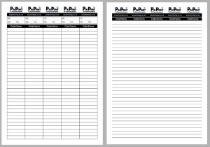 Printable Log Sheets - PinPoint Magazine