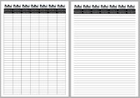 Printable Log Sheets - PinPoint Magazine